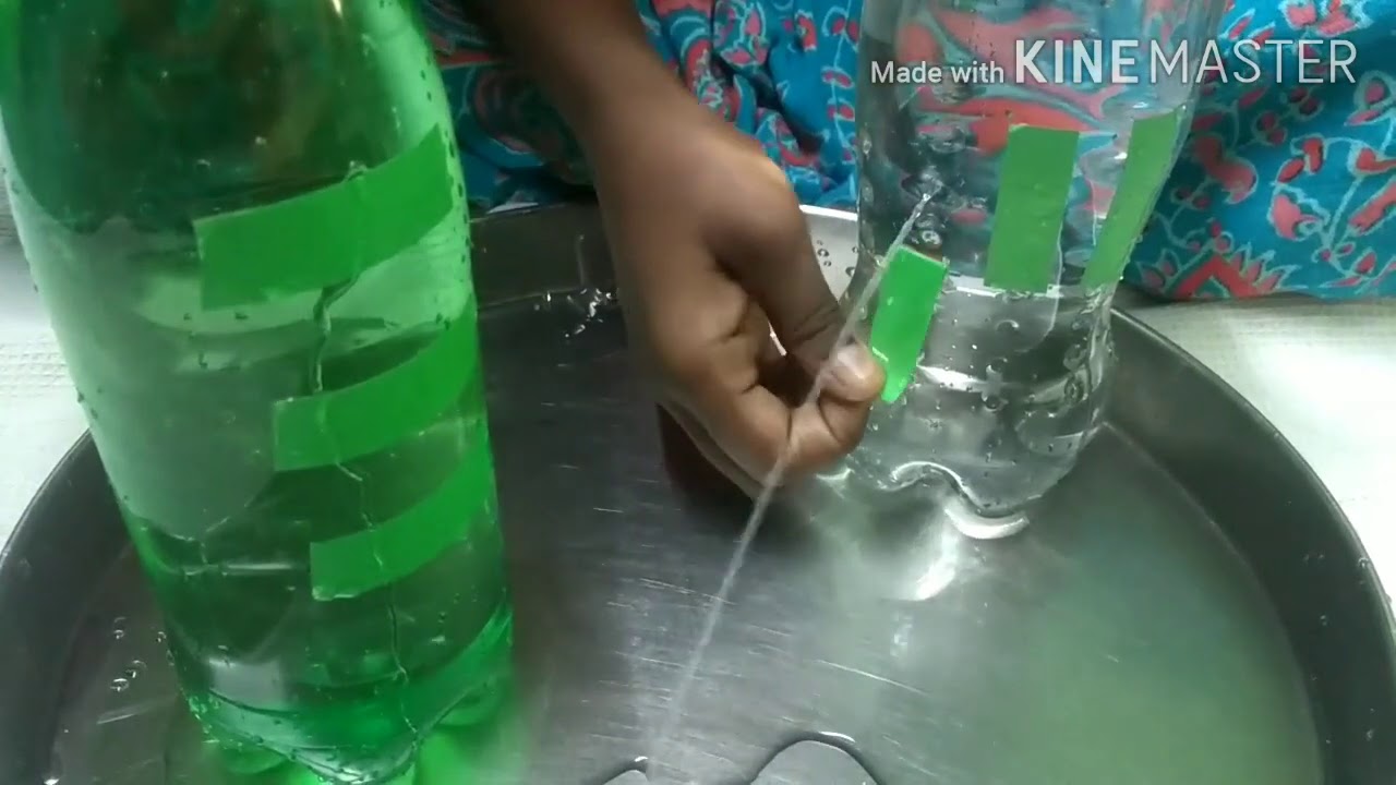 Liquid pressure activity in English - YouTube