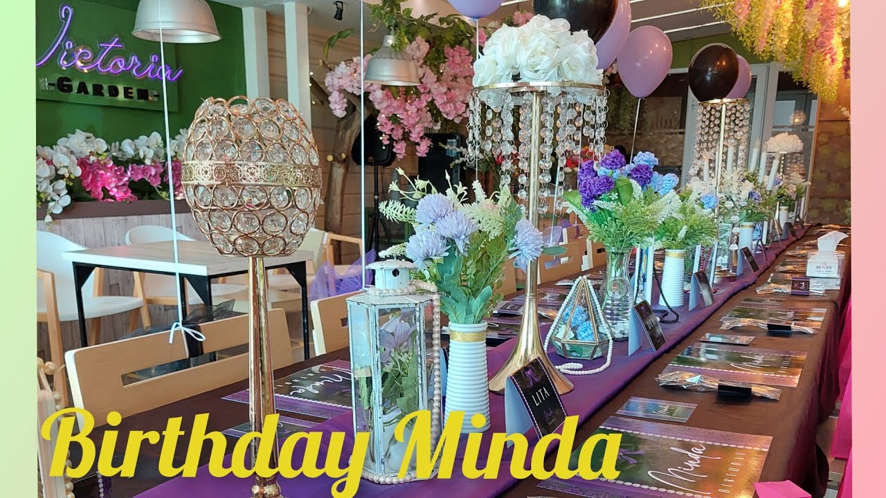 Table setting birthday party nya minda #birthday #tablesetting ...