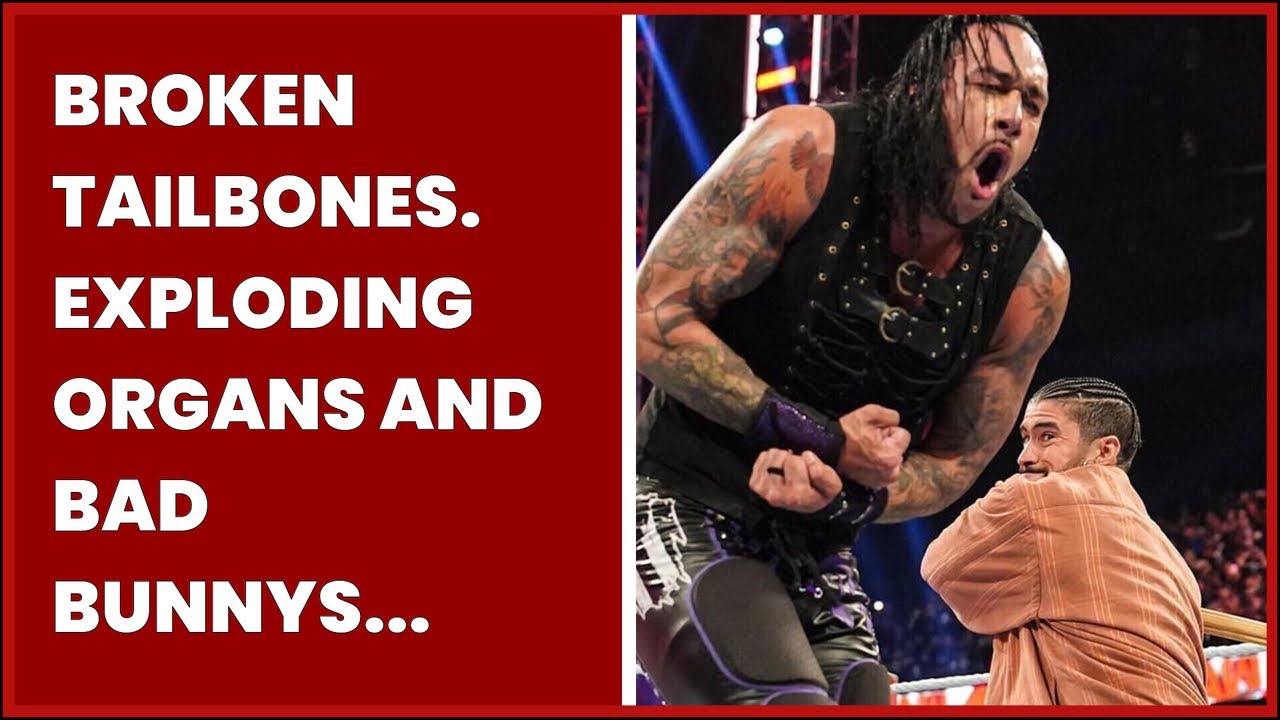 BROKEN TAILBONES. EXPLODING ORGANS AND BAD BUNNYS KENDO STICK WWE STARS ...