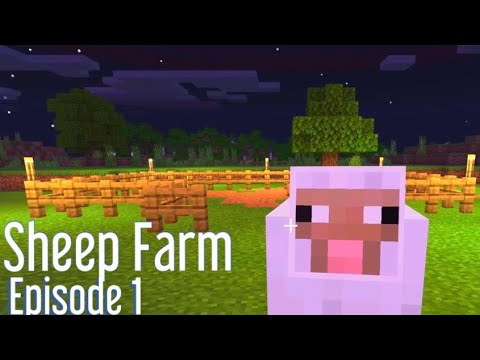 Minecraft Ps4 - Sheep Farm -Episode 1 - YouTube