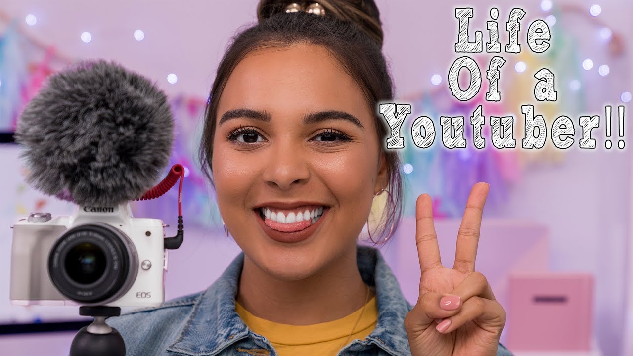 A Day in the Life of a Youtuber - YouTube
