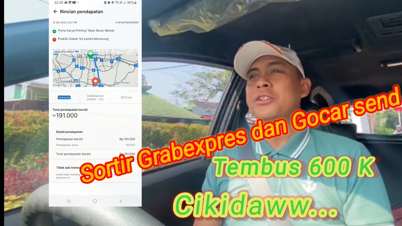 ONBID GRABCAR EXPRES DAN GOCARSEND DARI PAGI SAMPAI MALAM TEMBUS 600 K ...