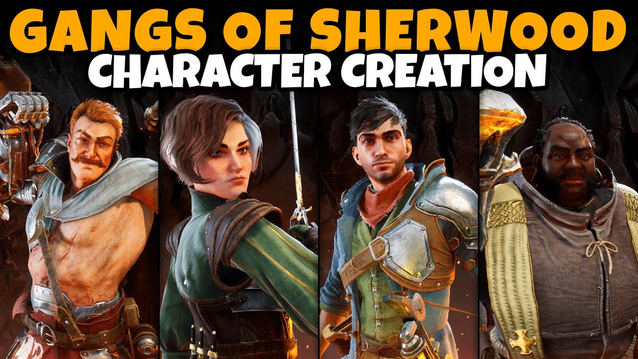 Gangs of Sherwood Character Creation (All Heroes - Robin, Marian, Tuck ...