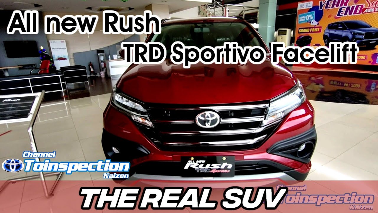 Toyota All New Rush Trd sportivo A/T facelift in depht tour Red maroon ...