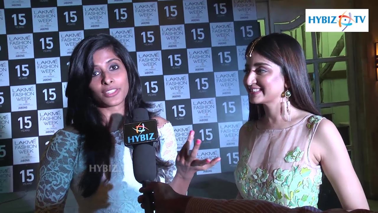 Divya Reddy Fashion Designer Lakme Fashion Week - Hybiz.tv - YouTube