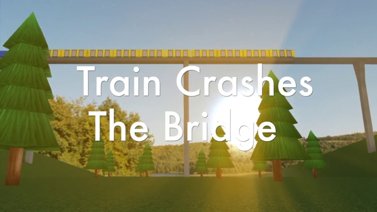 Train Crashes | The Bridge [Roblox] - YouTube
