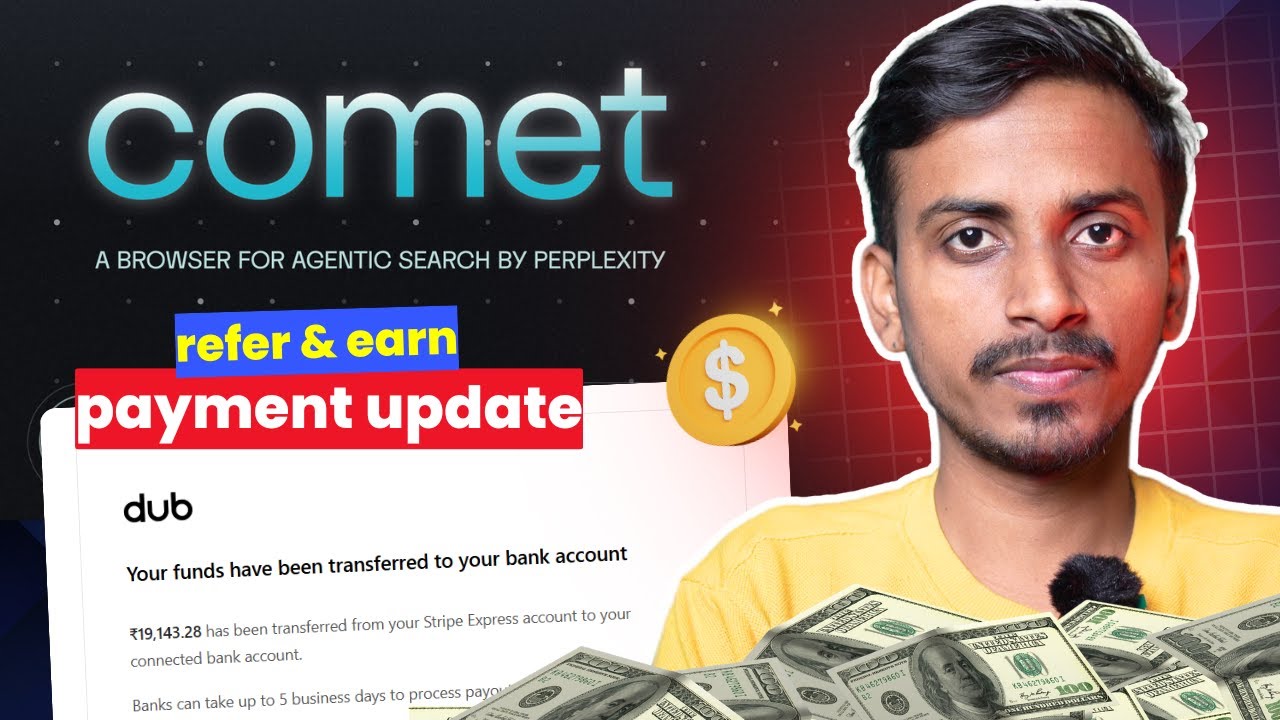(Payment Update) Comet Browser Refer and Earn | Perplexity AI - YouTube