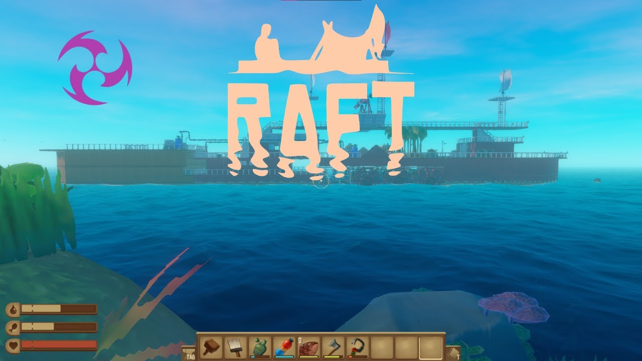 JOGANDO UM POUCO DE RAFT PLAY CASUAL - YouTube