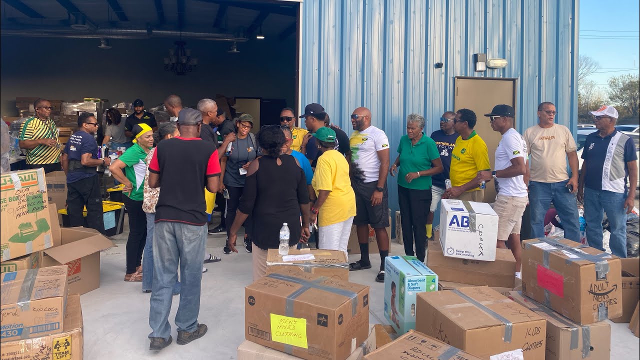 Houston Hurricane Relief Drive For Jamaica - YouTube