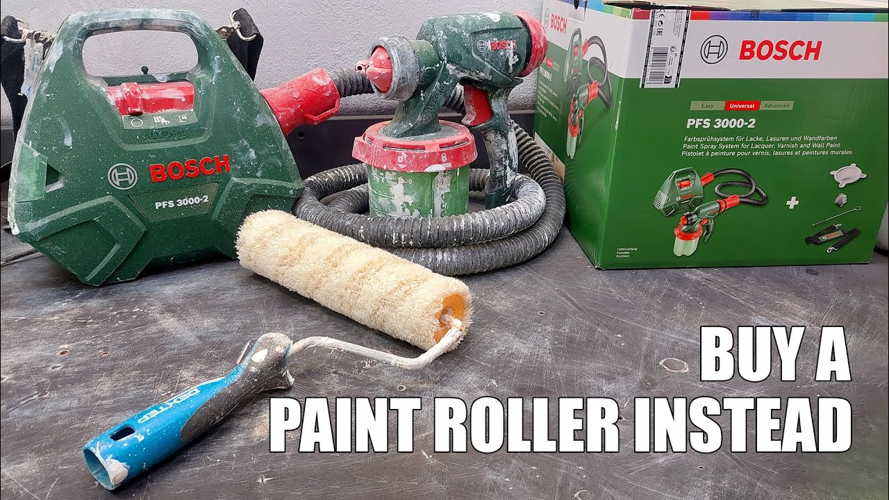 Bosch PFS 3000-2 Paint Sprayer Test & Review - YouTube