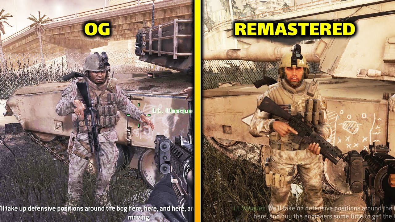 Cool Changes & Details In The Bog Mission | COD 4: MW | OG vs ...