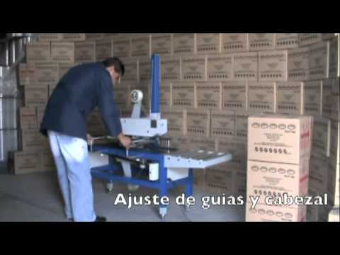 Encintadoras de Cajas Semiautomaticas - YouTube