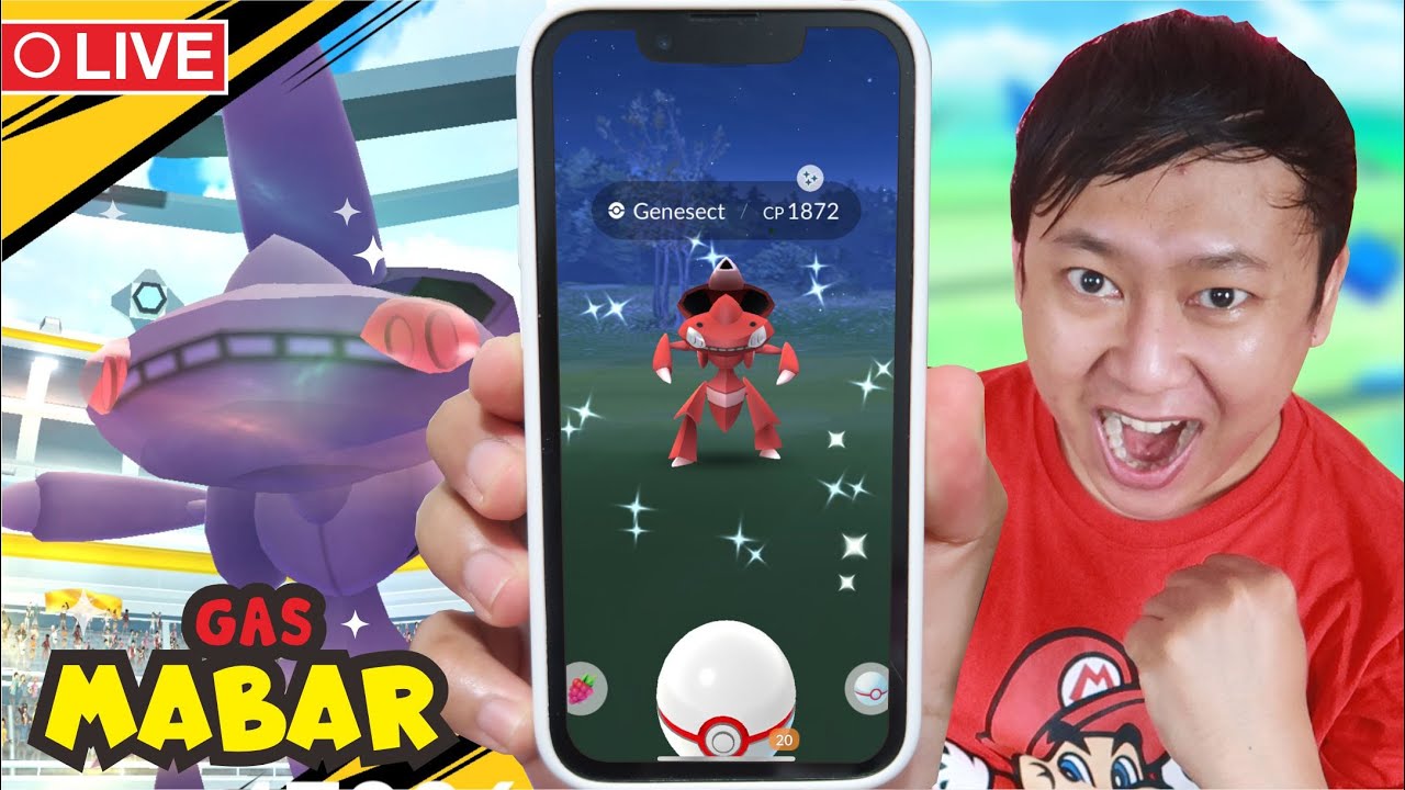MABAR GENESECT Sang Mythical Pokemon Serangga - YouTube