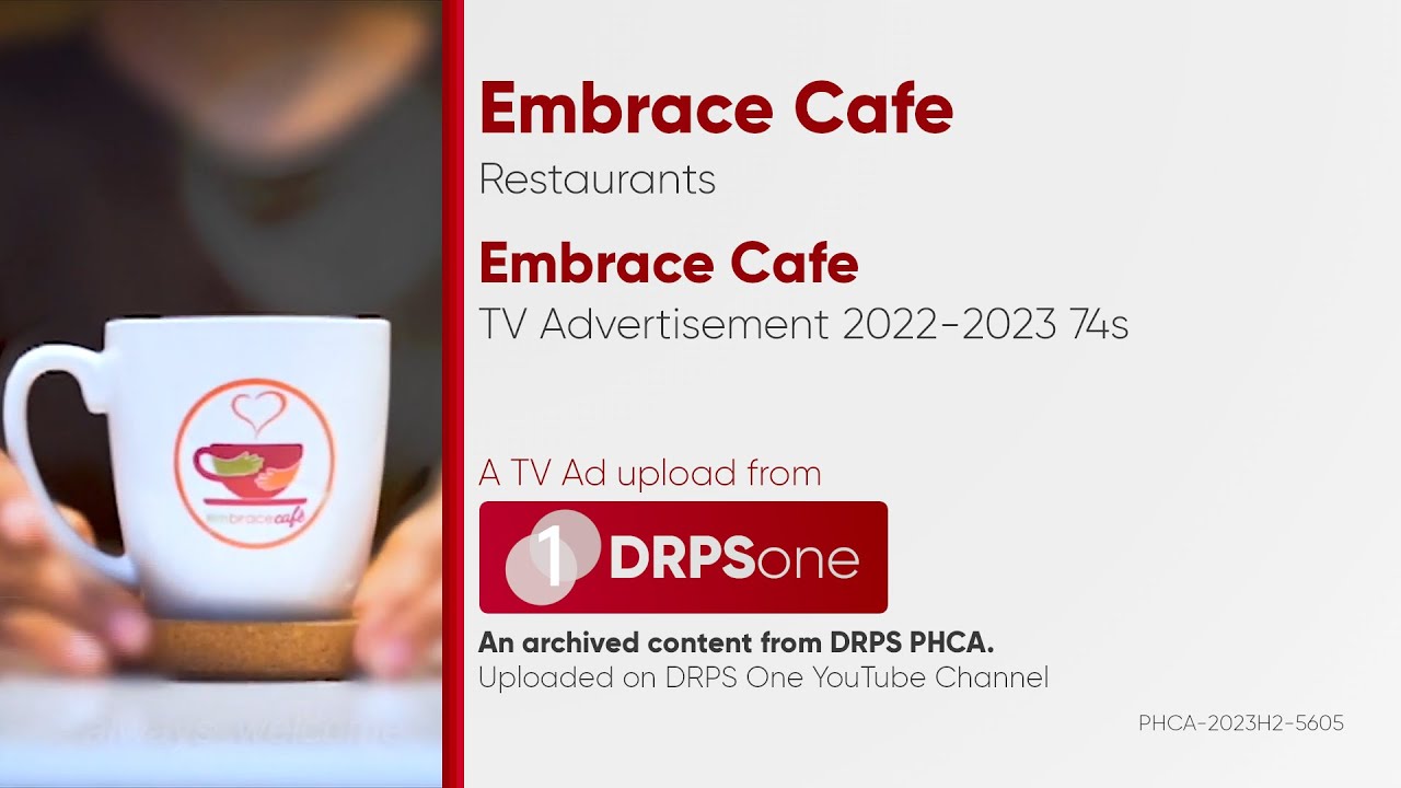 Embrace Cafe TV Ad 2022-2023 74s - YouTube