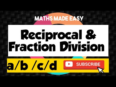 Division of fractions || reciprocal of fraction || fraction division ...