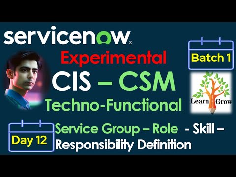 CIS - CSM Batch 1 | Day 12 | Group - Role - Skill - Responsibility Definition - YouTube