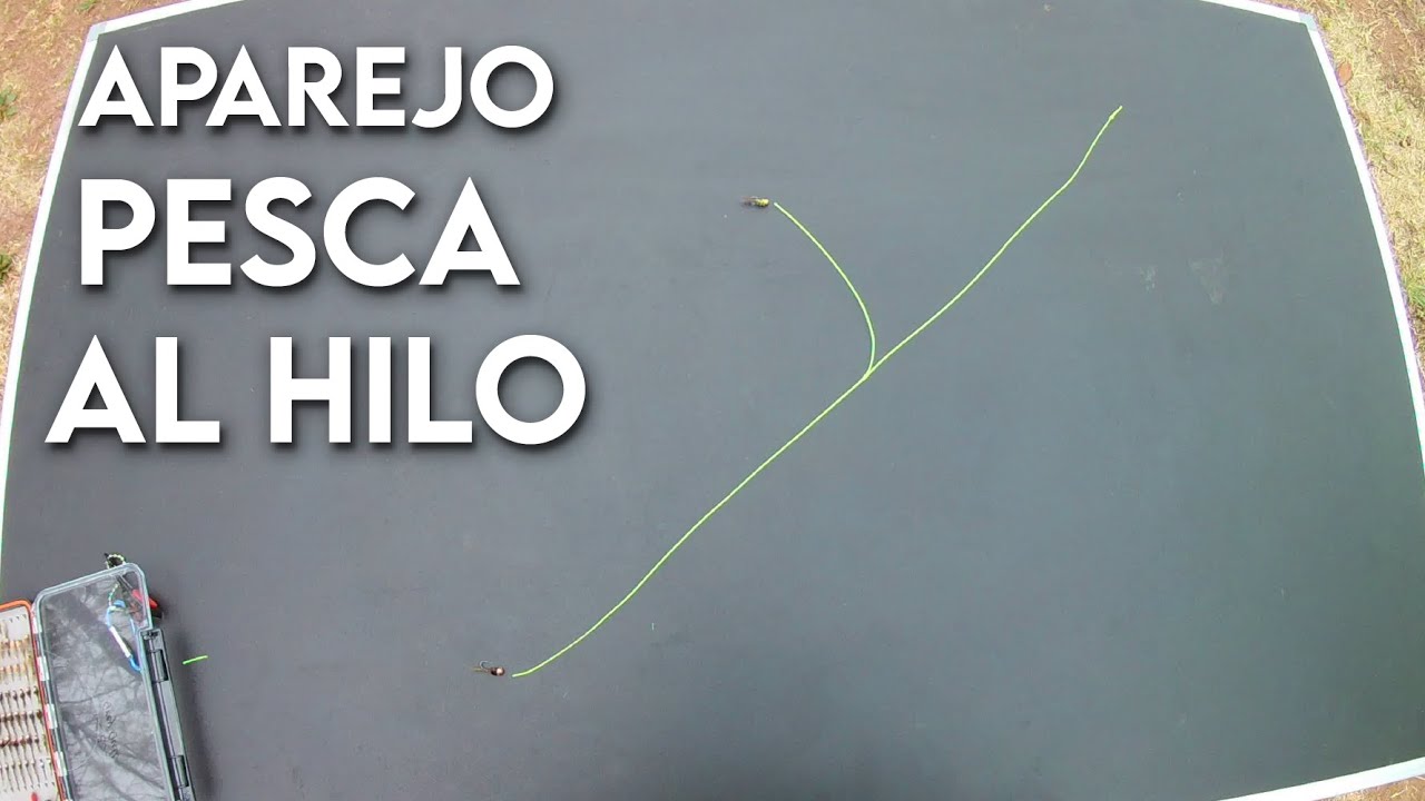 Como armar el APAREJO para PESCA AL HILO. Montar BAJO para NINFAS ...