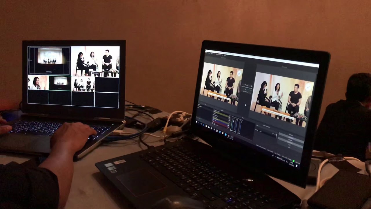 โปรแกรม OBS Studio สามารถ ทำให้ Notebook กลายเป็น Switcher - YouTube