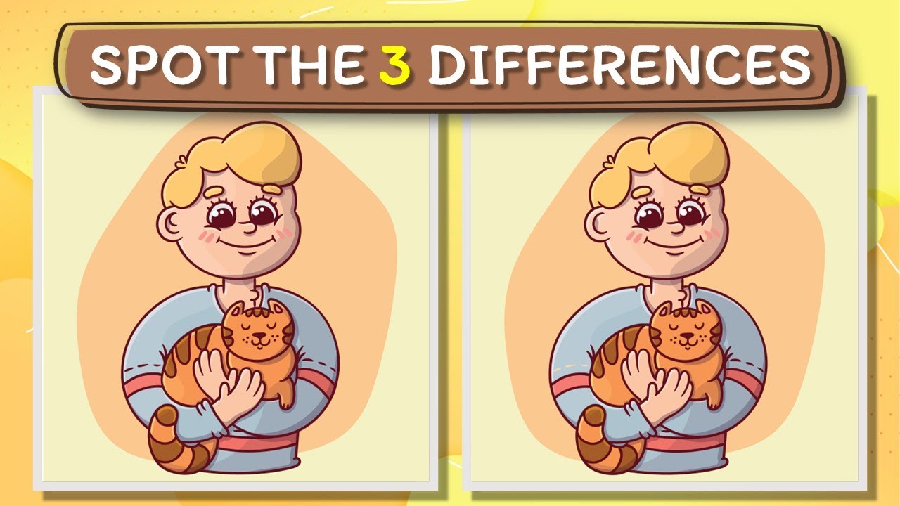 【Level : Normal】 Spot the Difference: Visual Challenges, Cartoon ...