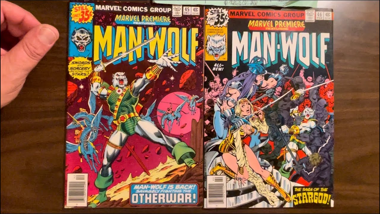 Marvel Premiere #45-46: Man-Wolf by Kraft and Pérez! A warrior werewolf ...