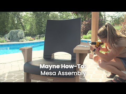Mayne How-to Assemble Mesa Patio Conversation Set - YouTube