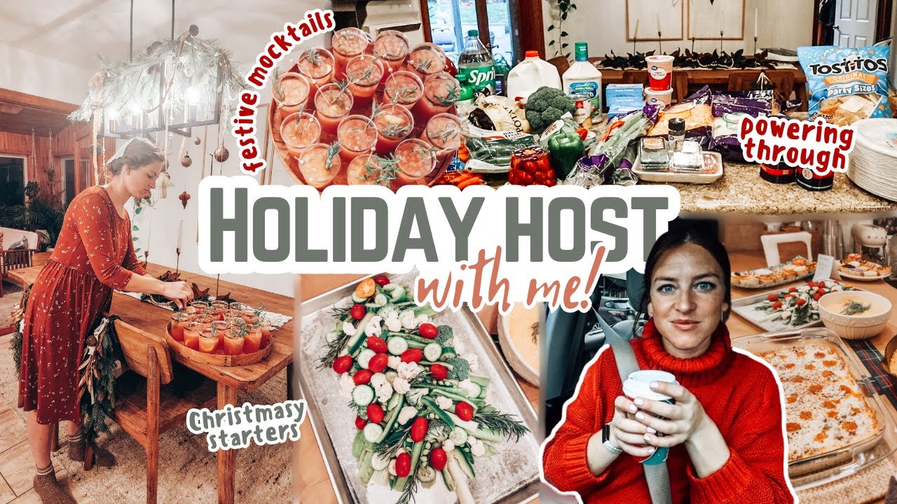 Holiday Host with me! + Finger foods and appetizers for the Holidays! | Pregnant and Hosting ...