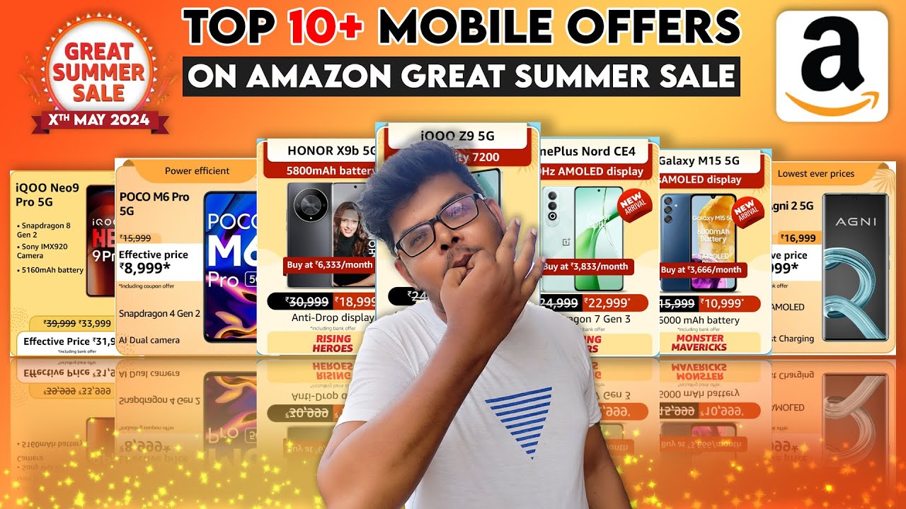 Top 10+ Best Mobile Offers On Amazon🔥🔥🔥 | Amazon Great Summer Sale ...