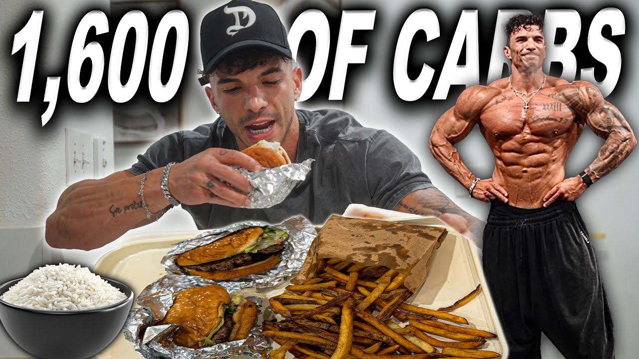 10,000 CALORIE CARB UP - 2 DAYS OUT ! - YouTube