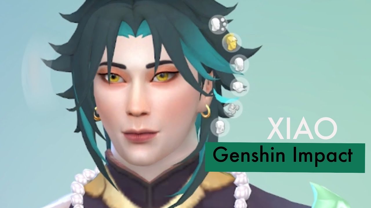 The Sims 4 |Create A Sims | Xiao - Genshin Impact | Easy - YouTube