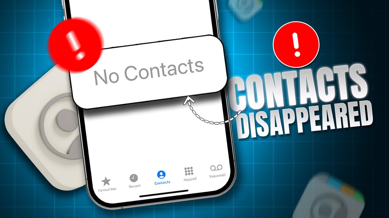 How to Fix Contacts Disappeared on iPhone After Update | Restore ...