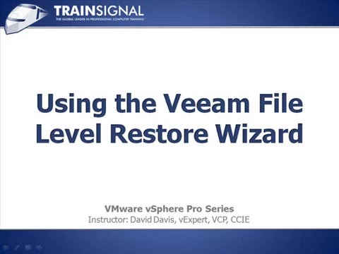 05 Using Veeam File Level Restore Wizard - YouTube