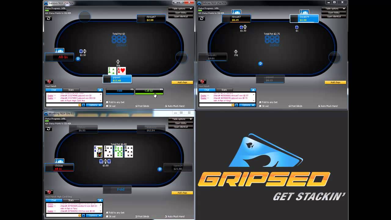 Push or Fold Poker at 888 - Live Session (Part 1) - YouTube