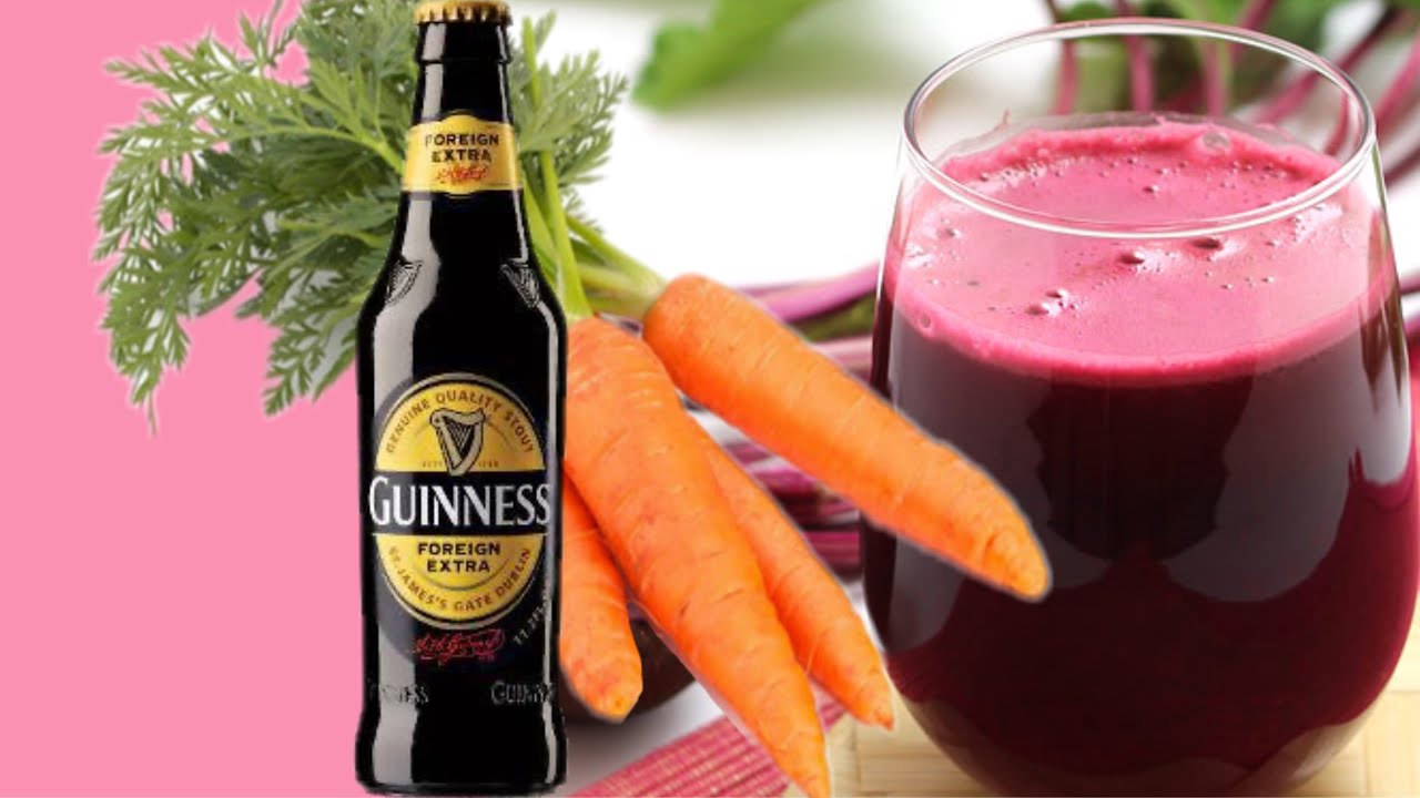 CARROT AND BEETFOOT GUINNESS PUNCH | BEETROOT JUICE RECIPE | BEETROOT ...