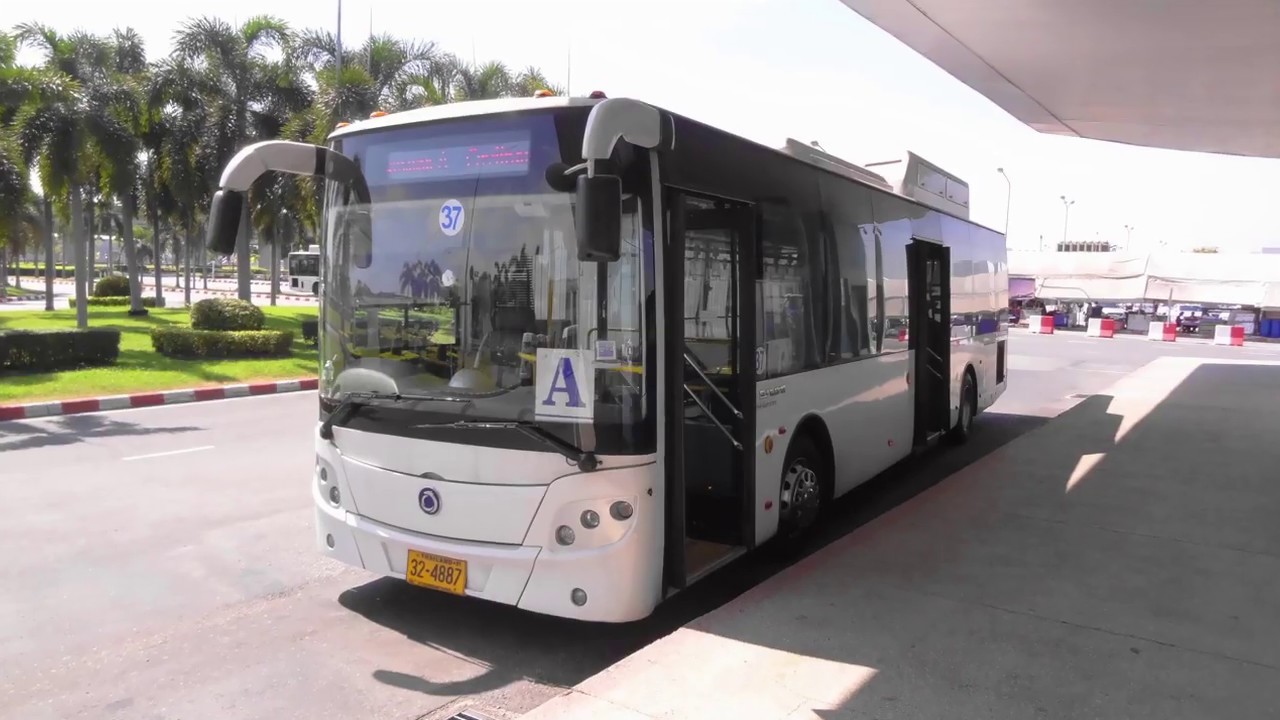 Go to Public Transportation Center in Suvarnabhumi - YouTube