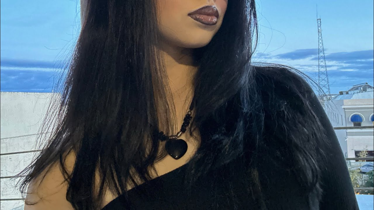 BLACK ON BLACK MAKEUP TUTORIAL - YouTube