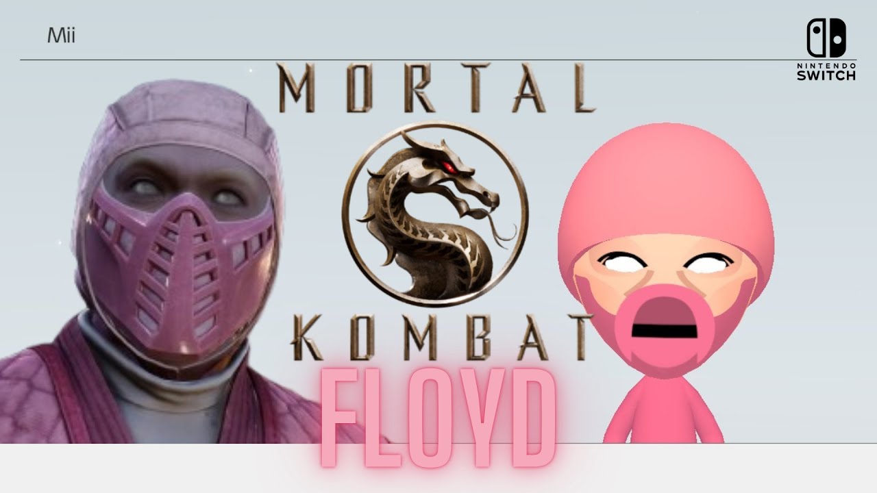 🐉 FLOYD 🎮 Mii Maker Nintendo Switch : Mortal Kombat (The New Pink Ninja ...