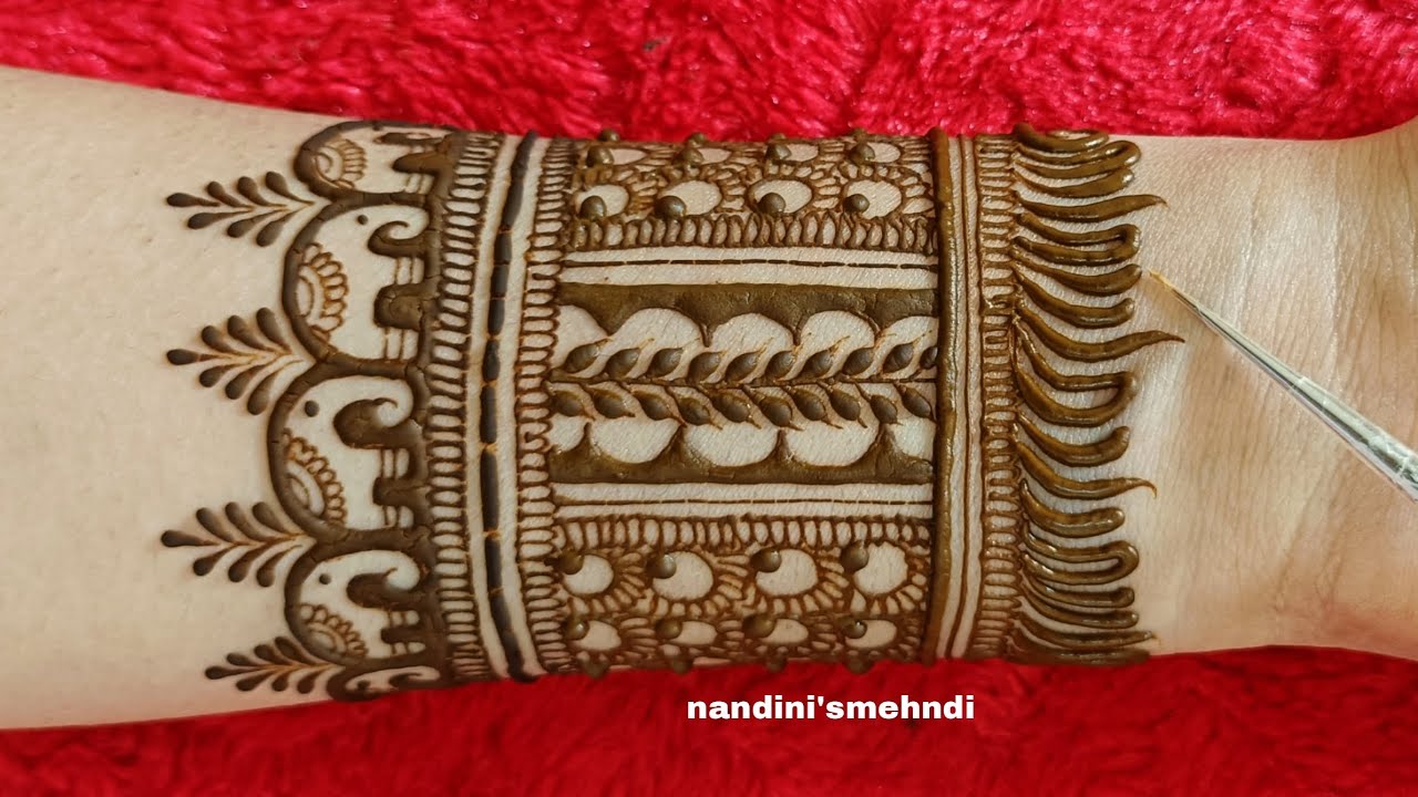 New Stylish Patch Style Mehndi Design For Hands | Very Easy Mehandi ...