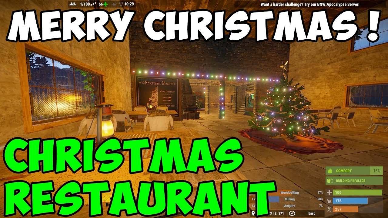 Christmas Restaurant in Rust game ? / Merry Christmas Rust Special ...