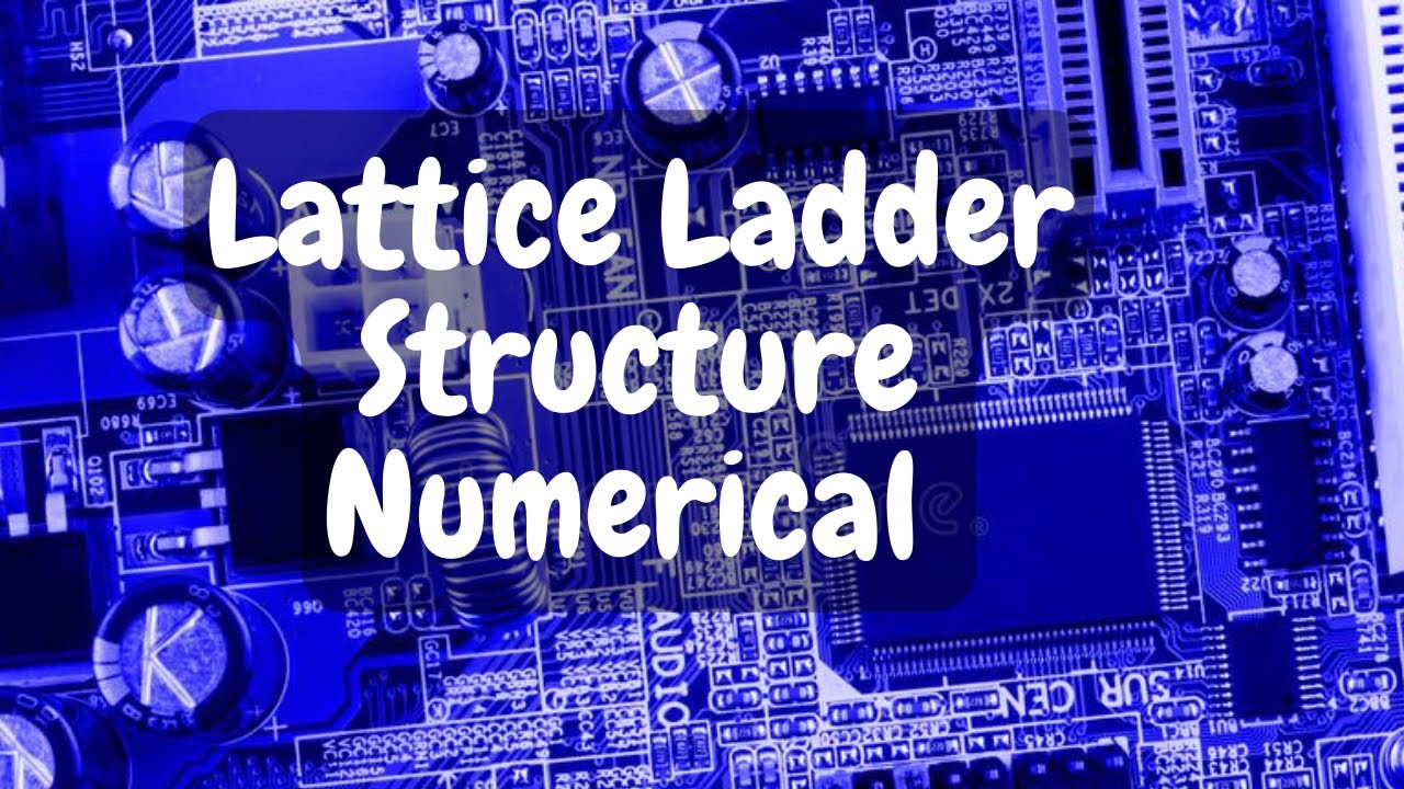Lattice Ladder Structure Numerical || DSP || IOE 2078 Kartik - YouTube