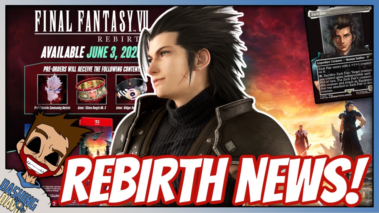 FF7 Rebirth For Switch 2 & Xbox! Release Date, MTG Promo Card, File ...