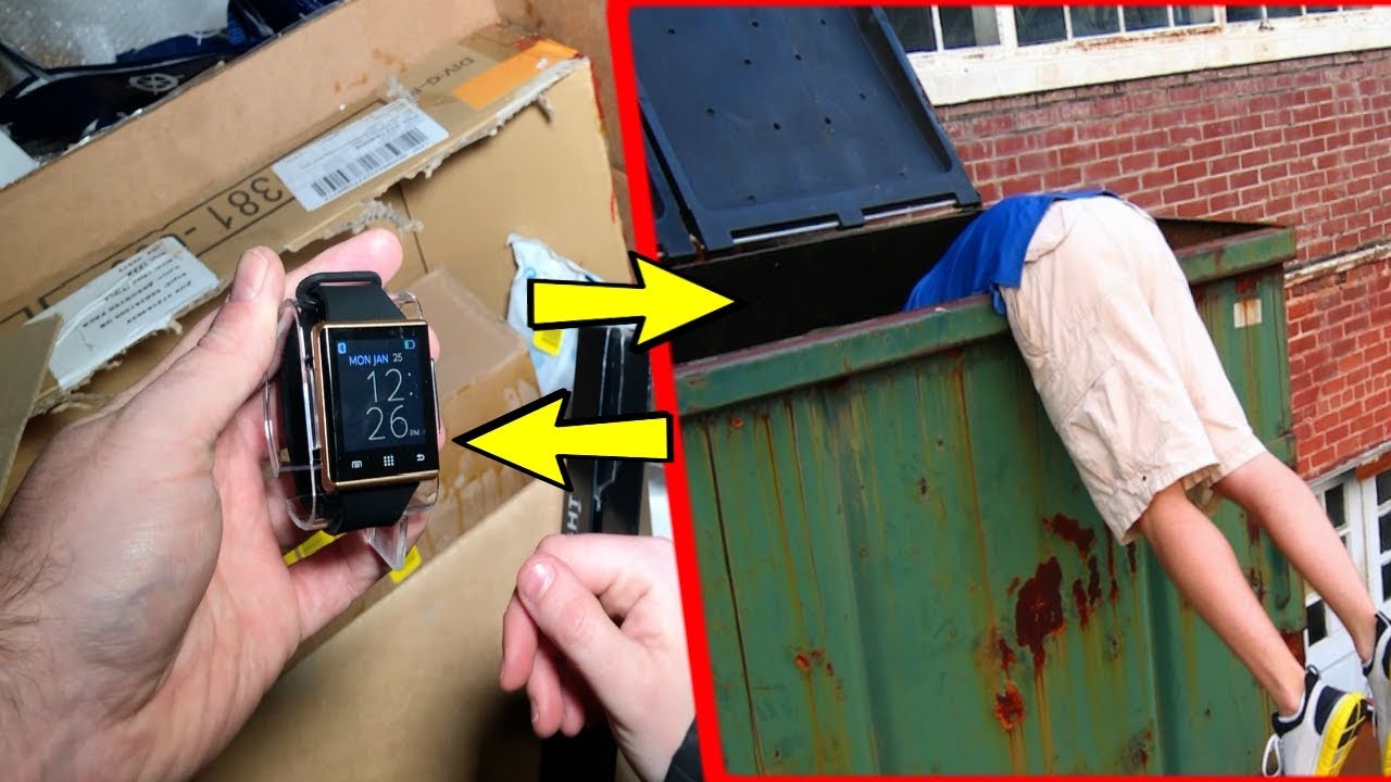 DUMPSTER DIVING! FOUND A SMART WATCH - YouTube