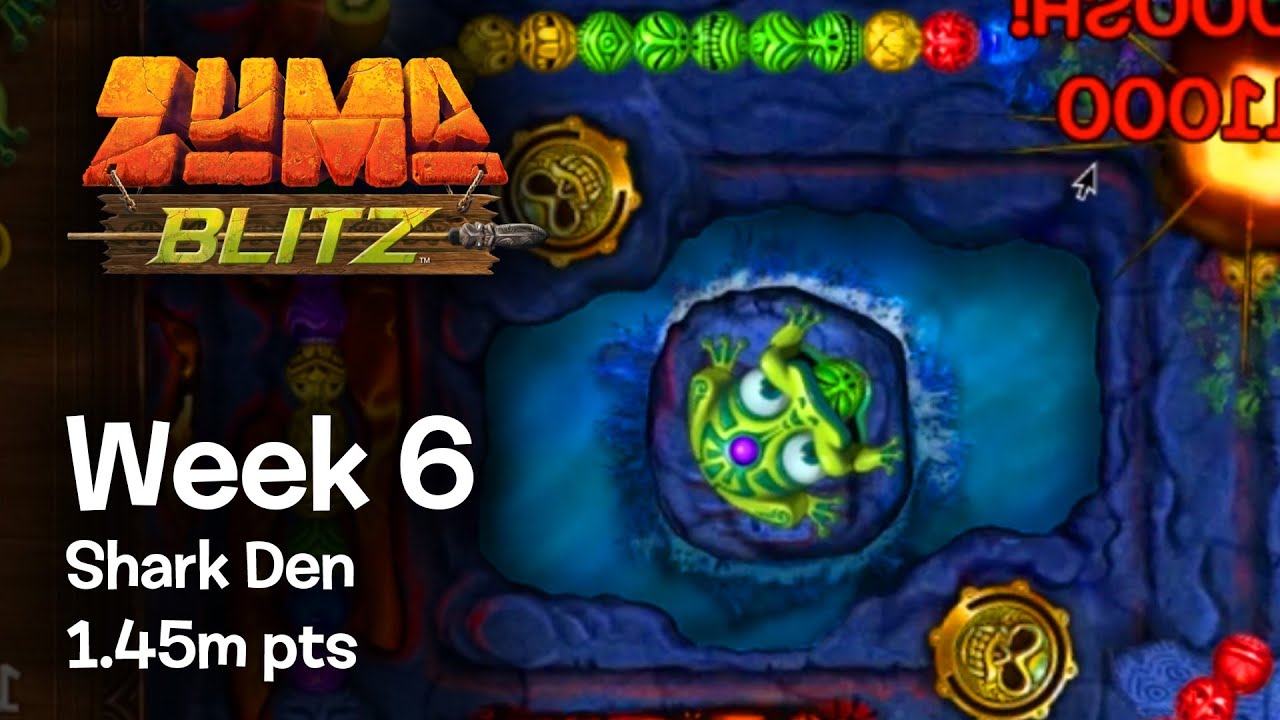 Zuma Blitz - Shark Den (1.45M) - YouTube