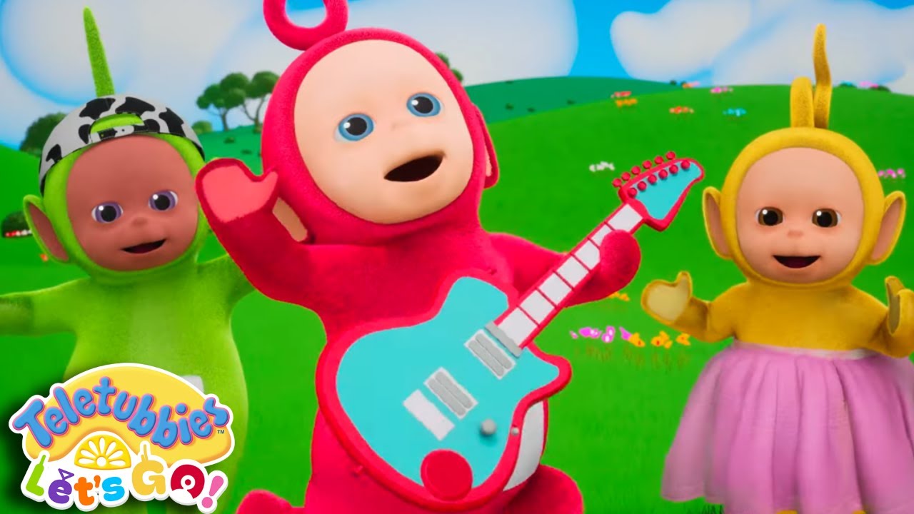 Teletubbies Caindo Dancando The Splashing Dance | Teletubbies Wiki