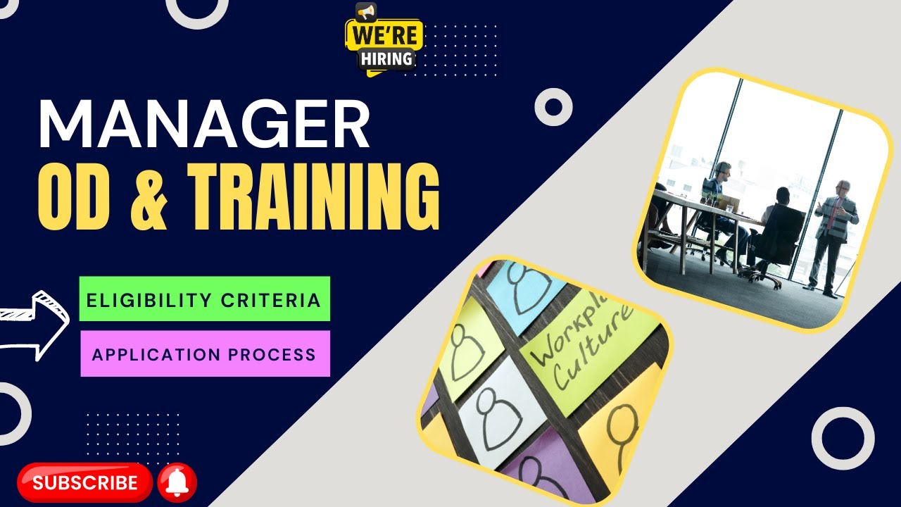 Job Opening - Manager OD - Eligibility Criteria - Perks and Benefits ...