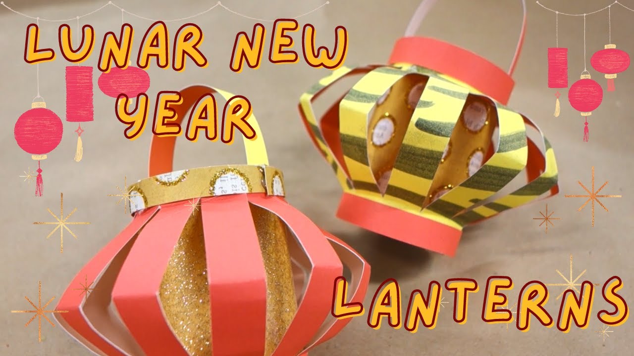 Easy Lunar New Year Lantern Craft | SCYAP Art Centre - YouTube