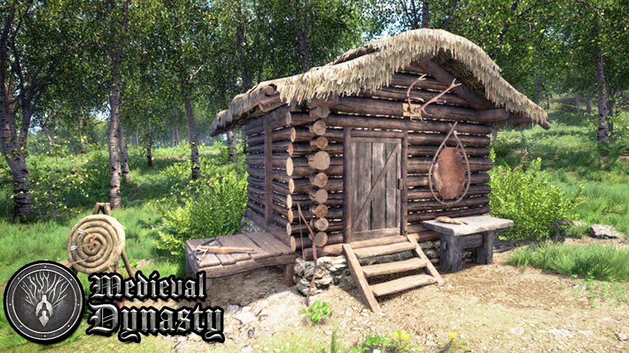 MEDIEVAL LIFE SIMULATOR Building A House Crafting Tools Hunting Animals ...