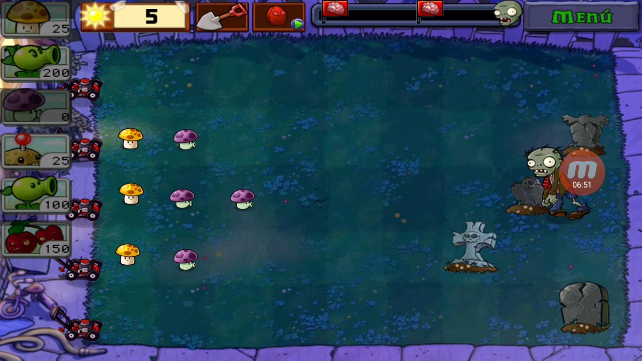 Plantas vs zombies ep4 Las setas están OP + minijuego - YouTube