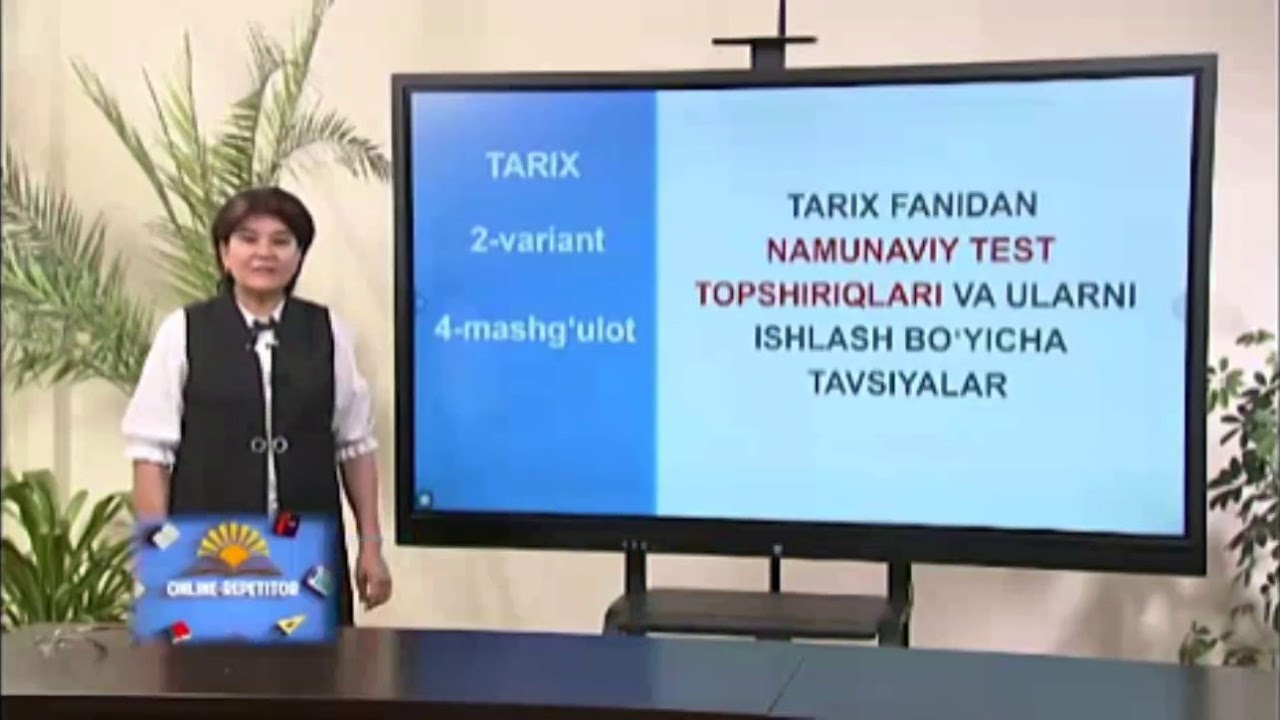 TARIX fanidan online dars test yechish namunalari online repetitor o ...