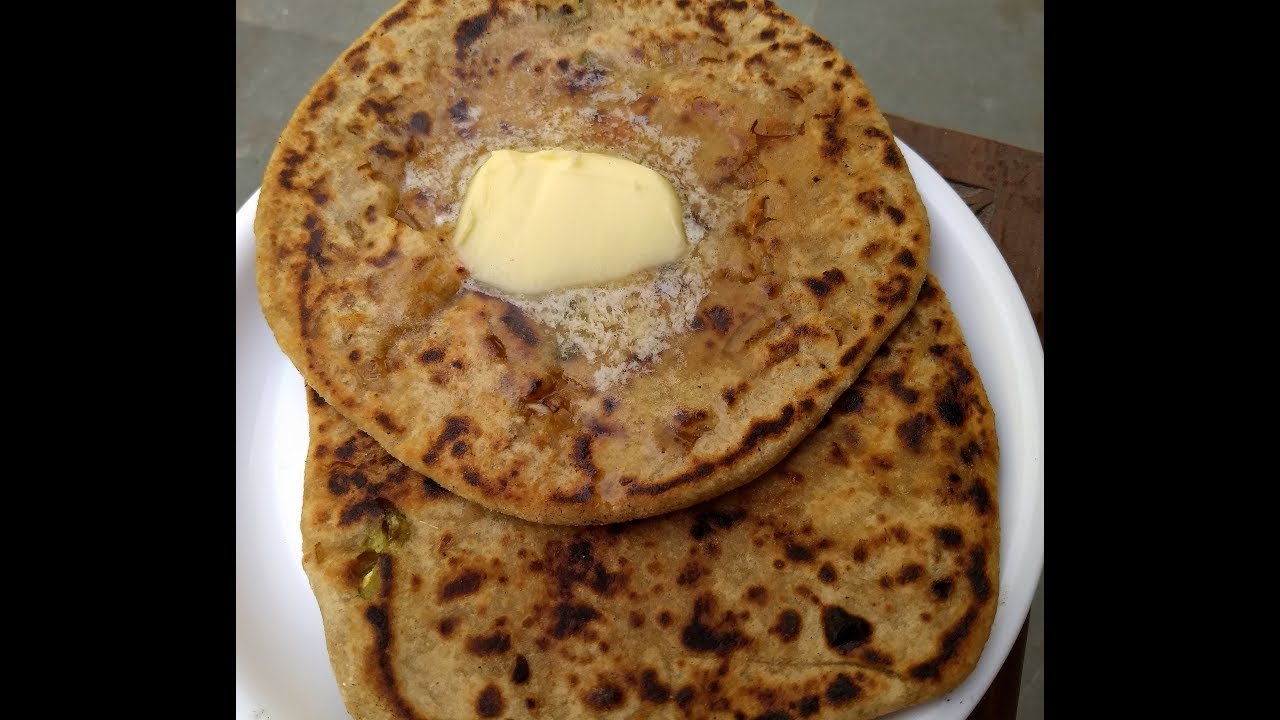 Pyaz ka Paratha | Onion Paratha | प्याज का पराठा | Punjabi Pyaz ...