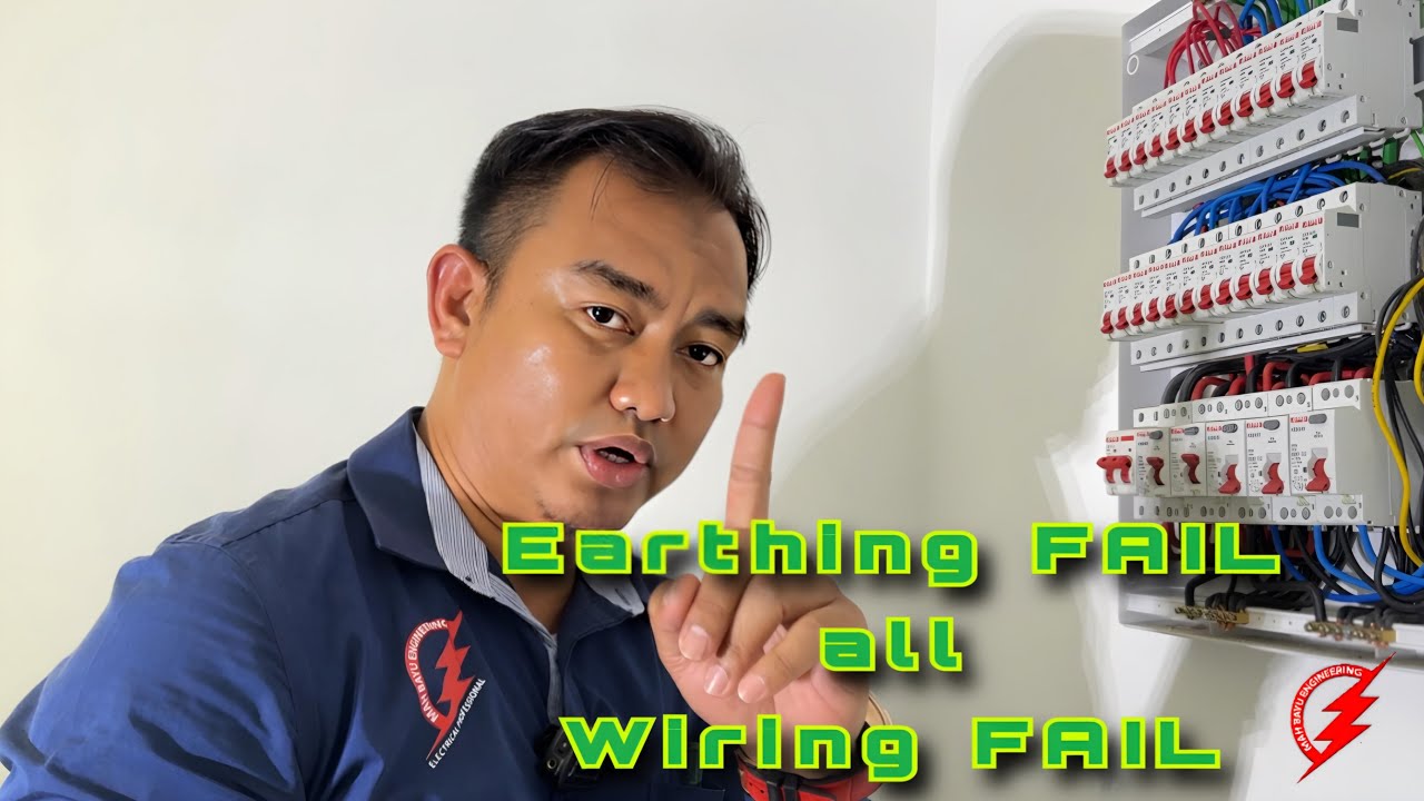 PAKAR ELEKTRIK : Earthing FAIL all Wiring FAIL | New House Wiring ...